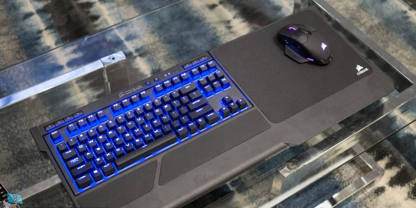 Test du Corsair K63 Gaming Lapboard