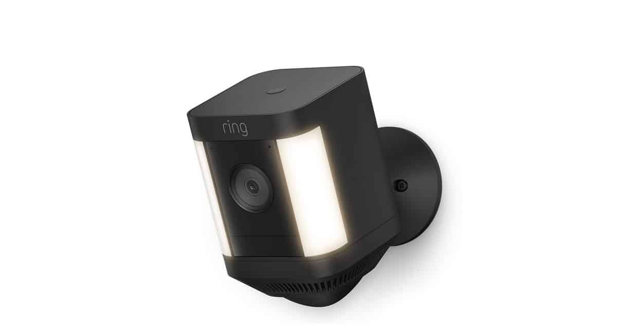Ring Caméra Spotlight Plus : la caméra de surveillance avec projecteurs ...