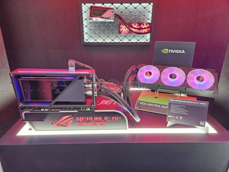 Asus ROG Matrix RTX 4090 : un GPU refroidi avec du métal liquide