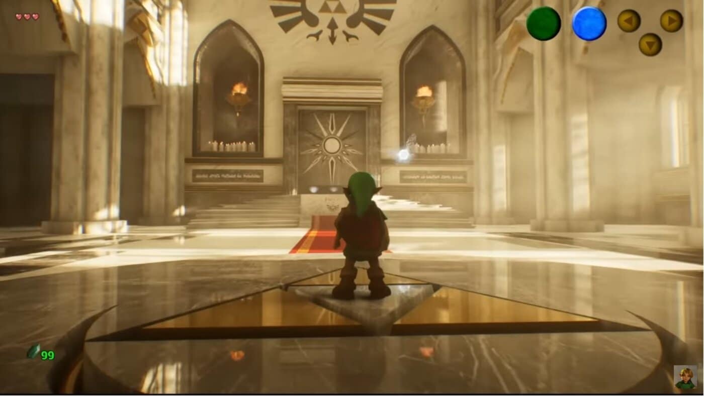 Le Remake De Zelda Ocarina Of Time Dans Lunreal Engine 5 2 Va Vous En