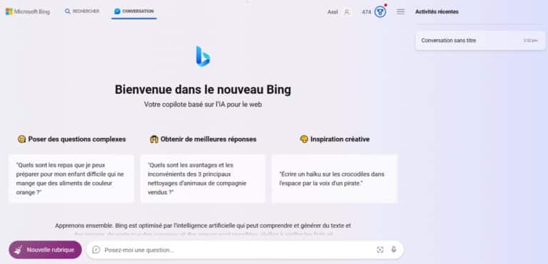 Bing AI bientôt disponible sur Chrome et Safari, mais dans une version ...
