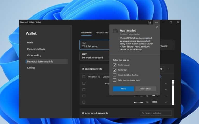 Windows 11 : Microsoft Wallet, l’application web qui vous permet de ...