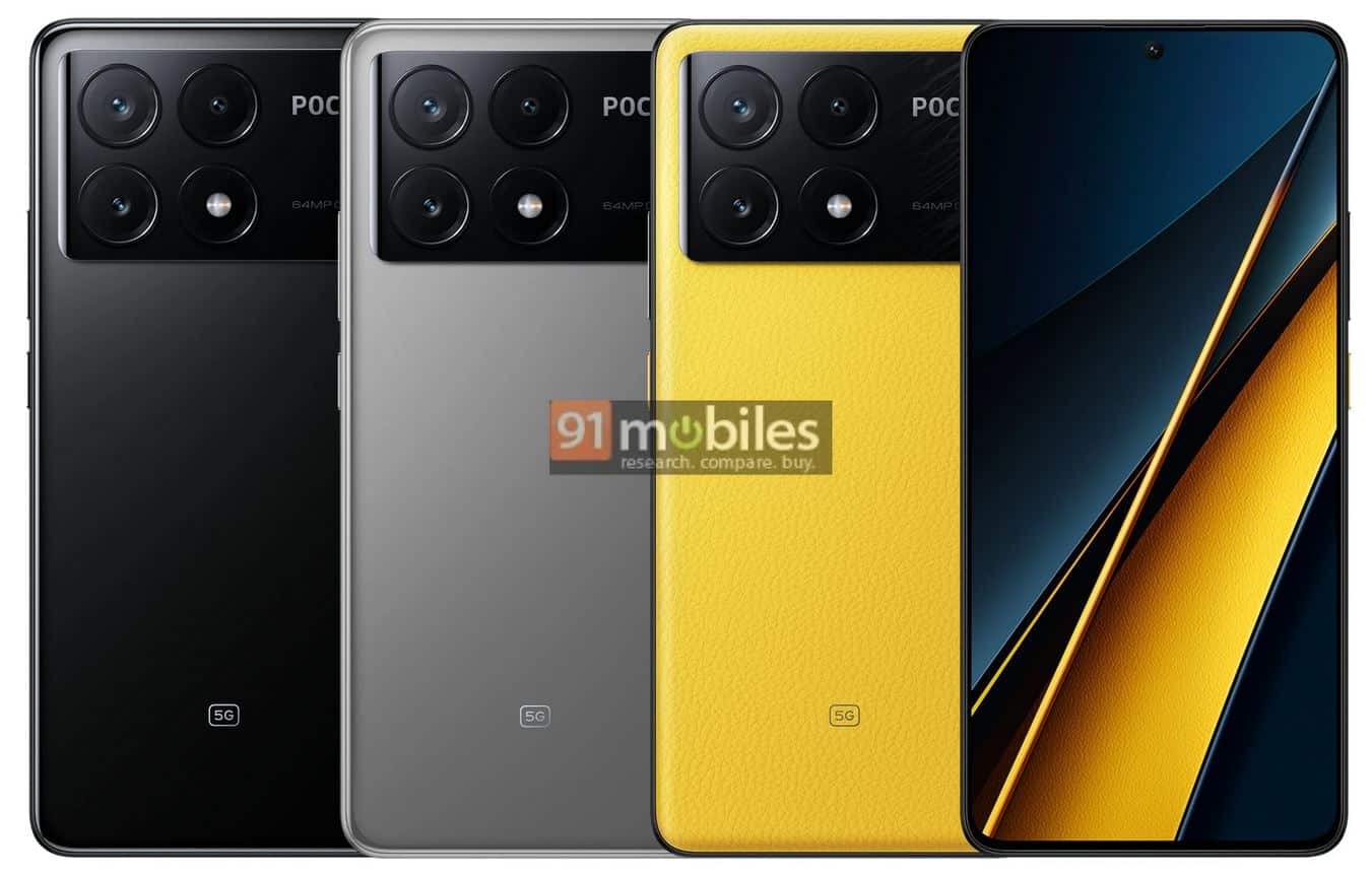 Poco M6 Pro, X6 et X6 Pro : leurs caractéristiques fuitent à quelques ...