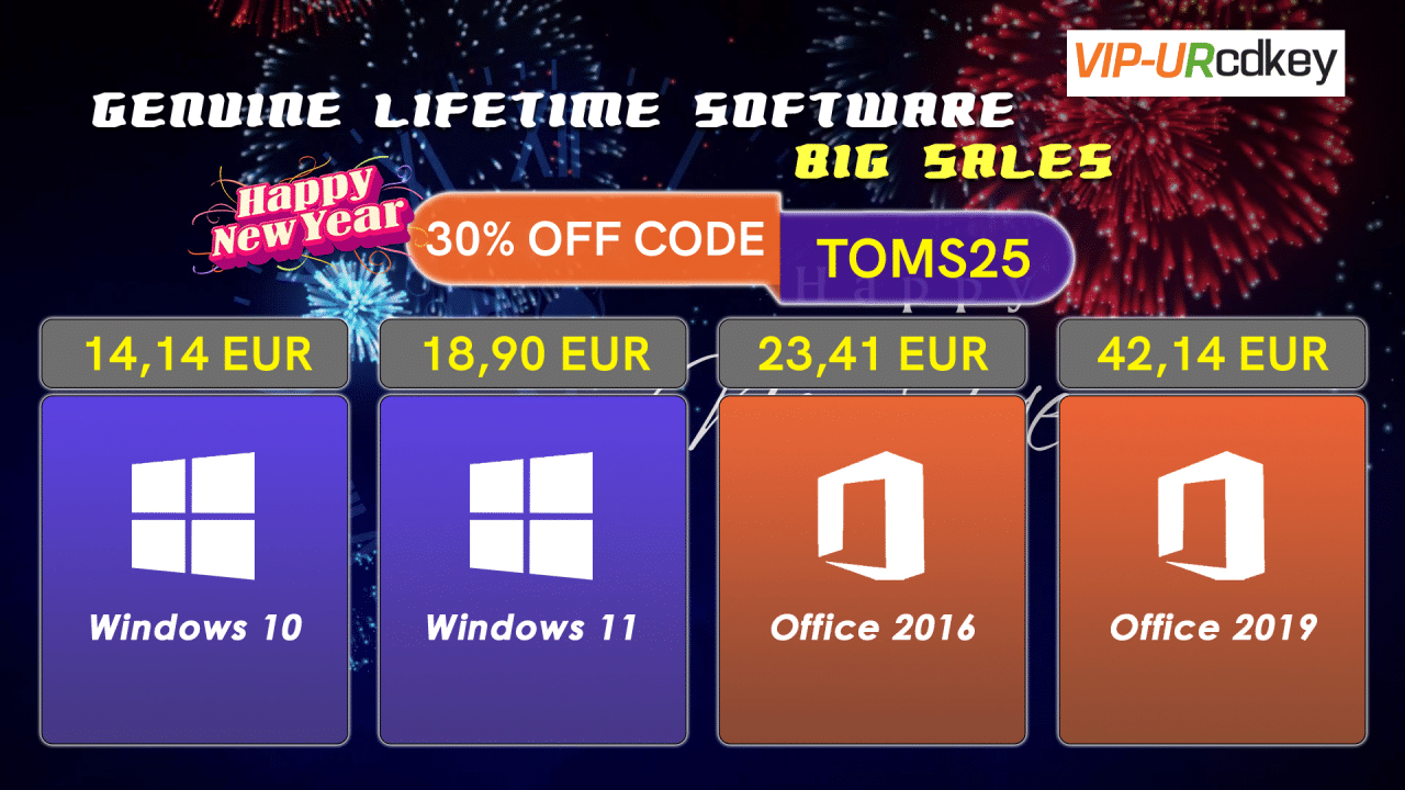 VIP-Urcdkey fête la nouvelle année avec jusqu'à -91% de remise et ...