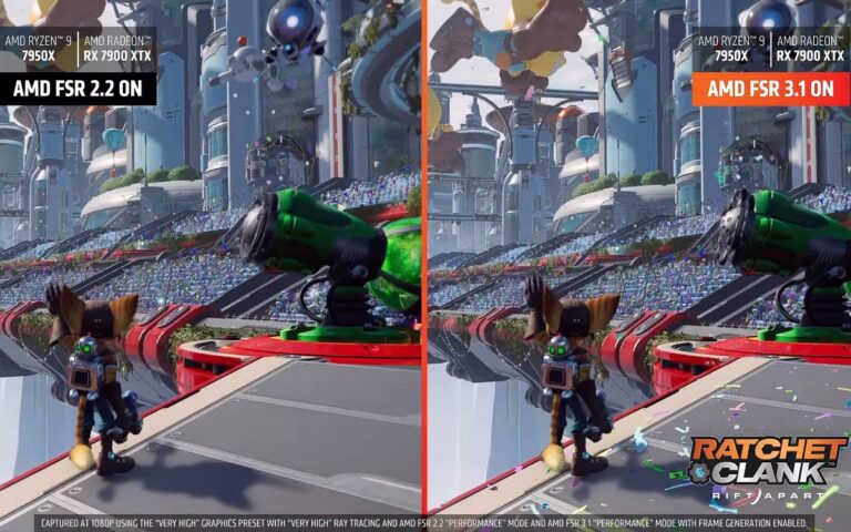 Le FSR 3.1 est disponible, la netteté s'améliore et le ghosting est réduit
