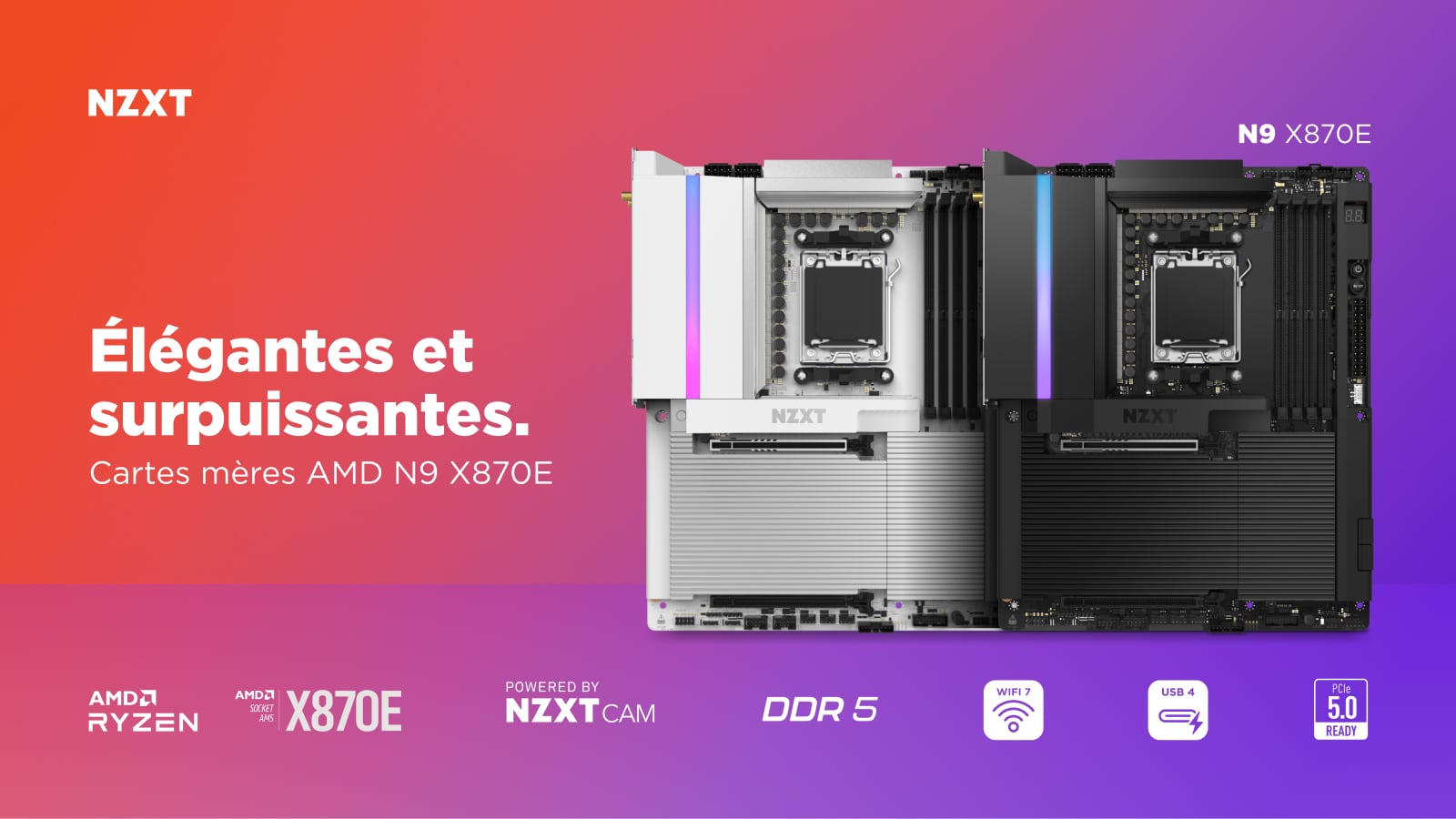 NZXT annonce une nouvelle carte mère pour CPU AMD, comment ne pas craquer