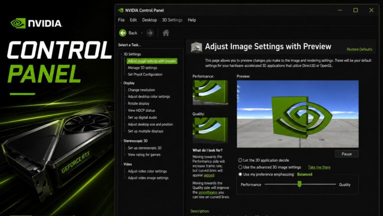 Après 20 ans de bons et loyaux services, le Nvidia Control Panel tire ...