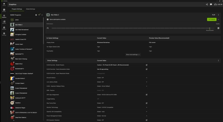 Après 20 ans de bons et loyaux services, le Nvidia Control Panel tire ...