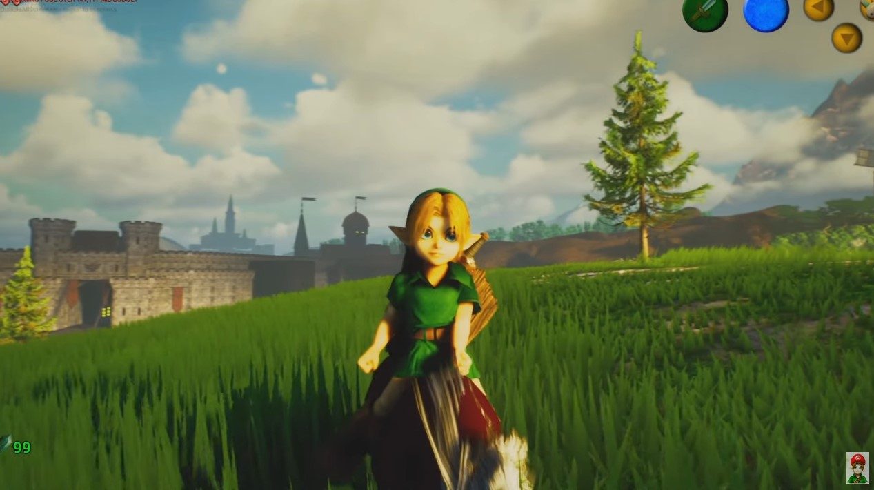 Un remake 4K de Zelda Ocarina of Time sous Unreal Engine 5
