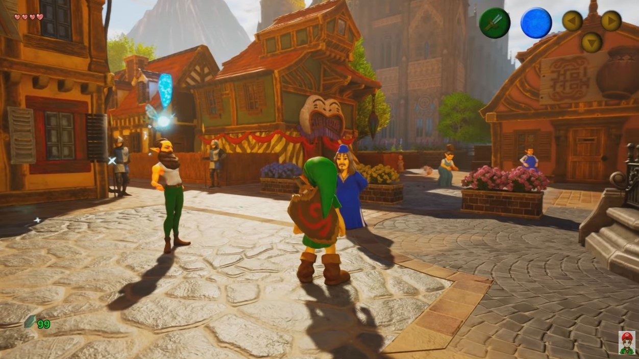 Une édition spéciale Noël du remake de Zelda : Ocarina of Time de ...